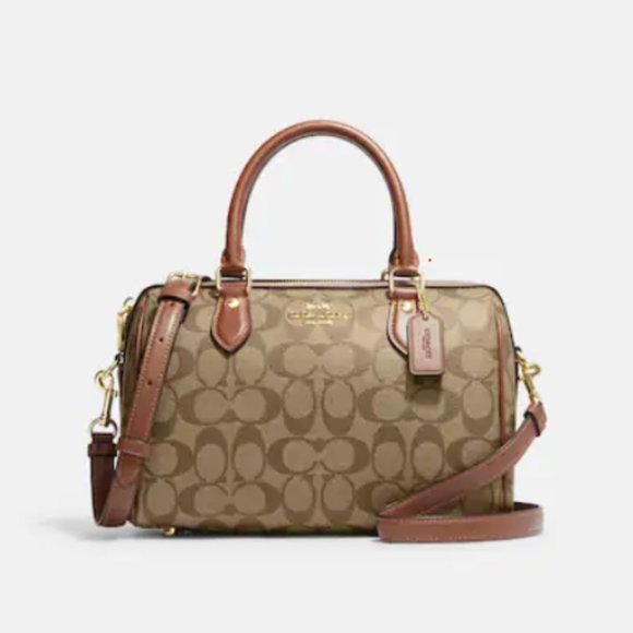 Coach | Bags | Coach Rowan Satchel In Signature Canvas | Poshmark